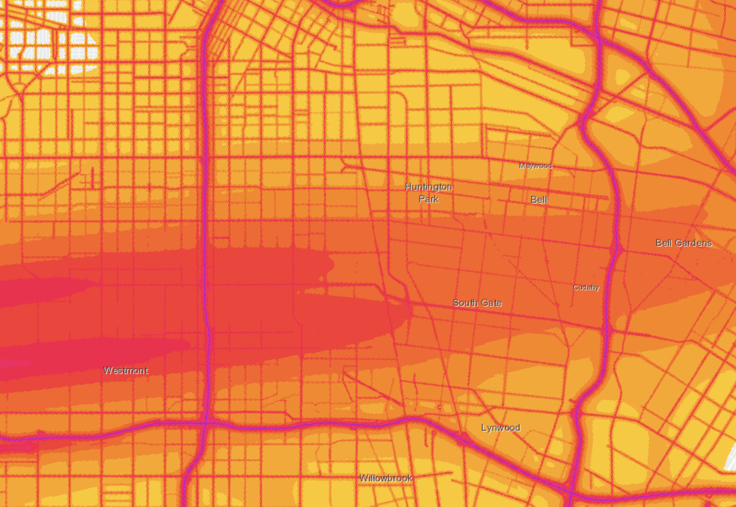 City Of Sounds: Noise Map Of Los Angeles